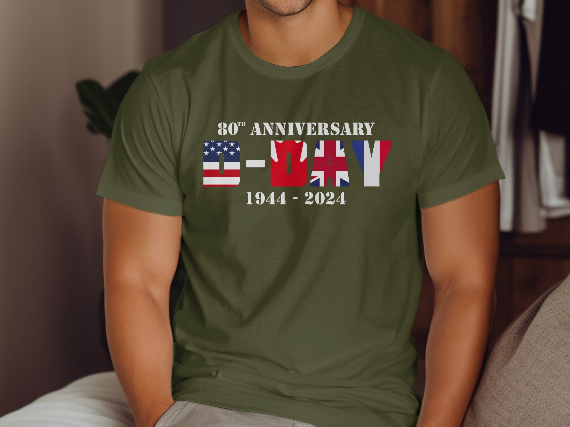 D-day 80th Anniversary Commemorative Shirt, Hoodie, Sweatshirt, USA, UK ...