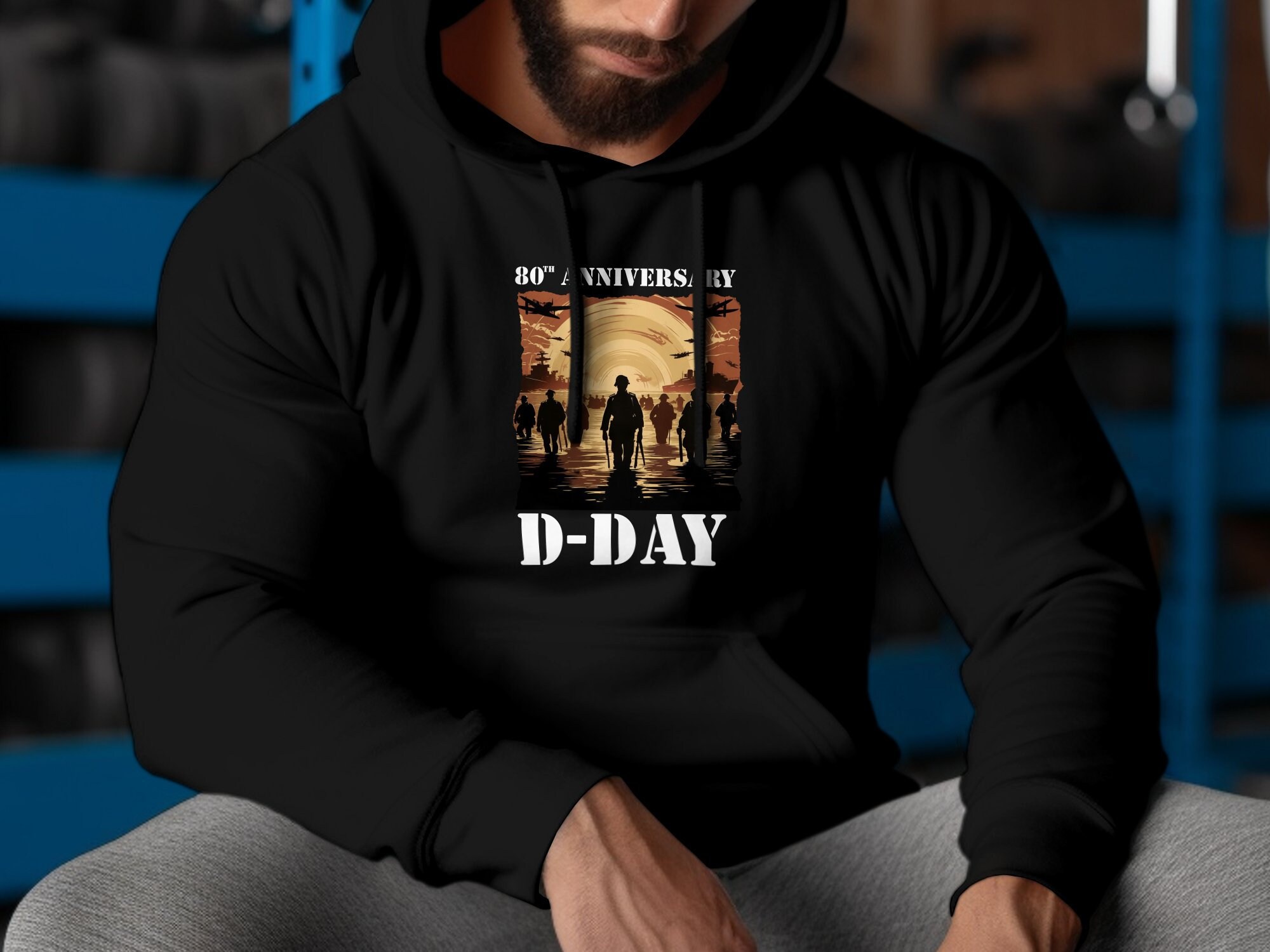 D-day 80th Anniversary T-shirt, WWII Veteran Gift, Normandy Landing Tee ...