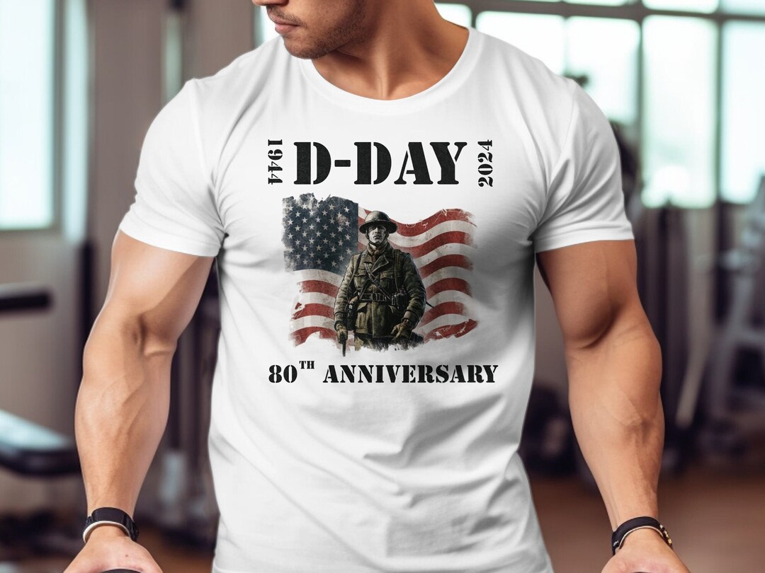 D-day 80th Anniversary Sweatshirt, Patriotic Military Hoodie, World War ...