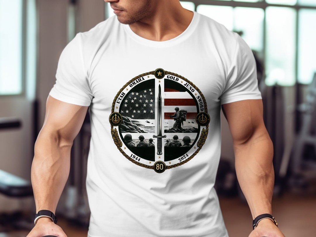 D-day 80th Anniversary Commemorative Shirt, Hoodie, Sweatshirt, Omaha ...