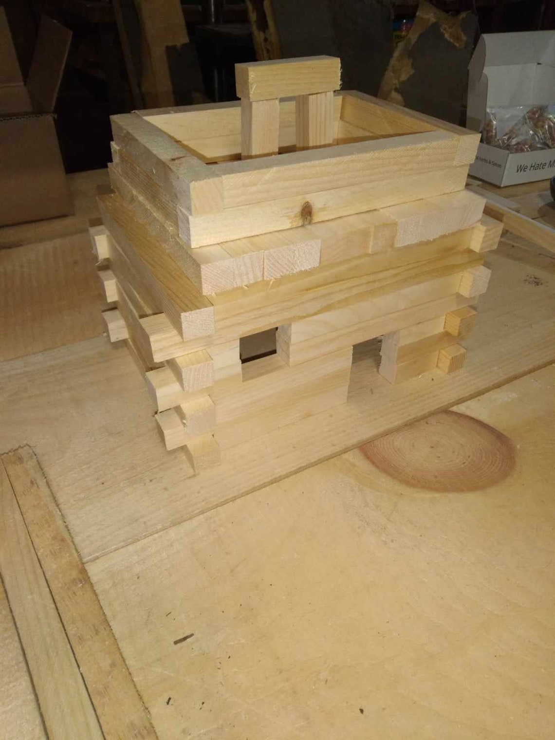 Smileys Childrens Toy Log Cabin Kit Ages Five Years and up Hand Crafted ...