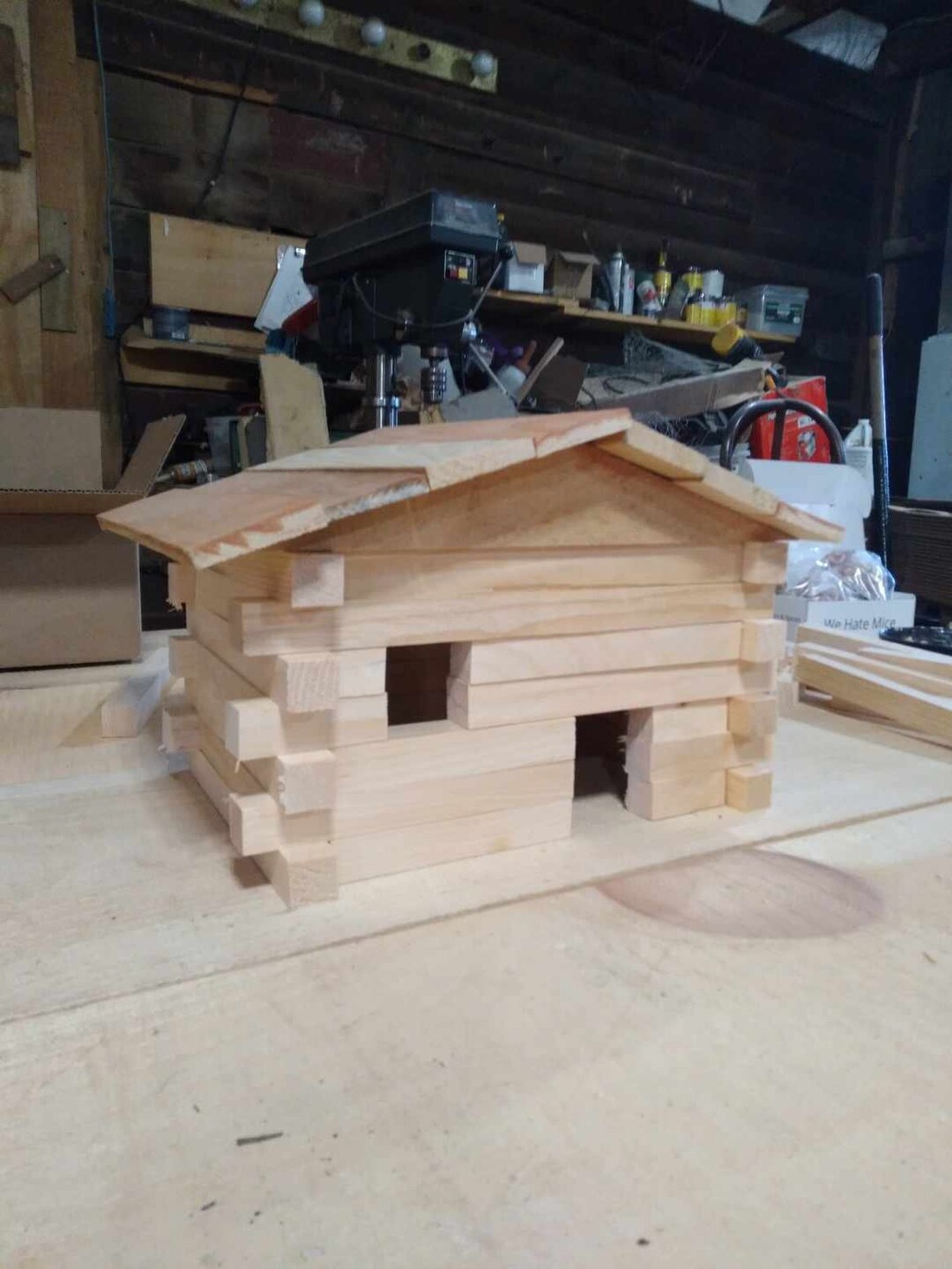 Smileys Childrens Toy Log Cabin Kit Ages Five Years and up Hand Crafted ...