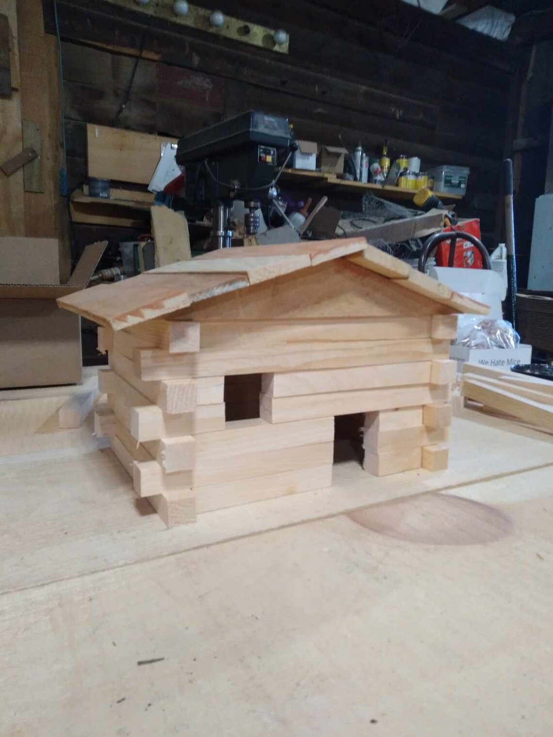 Smileys Childrens Toy Log Cabin Kit Ages Five Years and up Hand Crafted ...