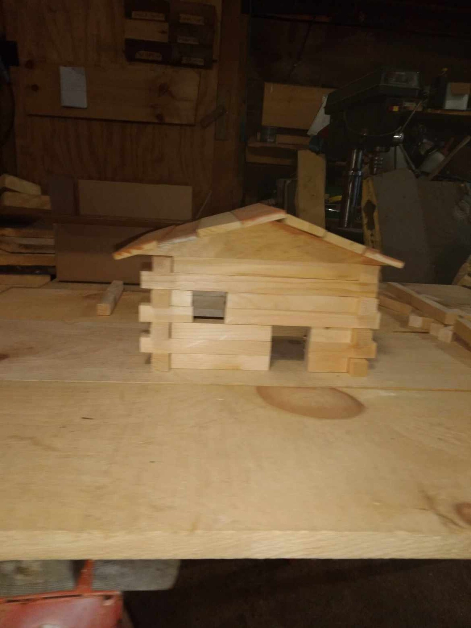 Smileys Childrens Toy Log Cabin Kit Ages Five Years and up Hand Crafted ...