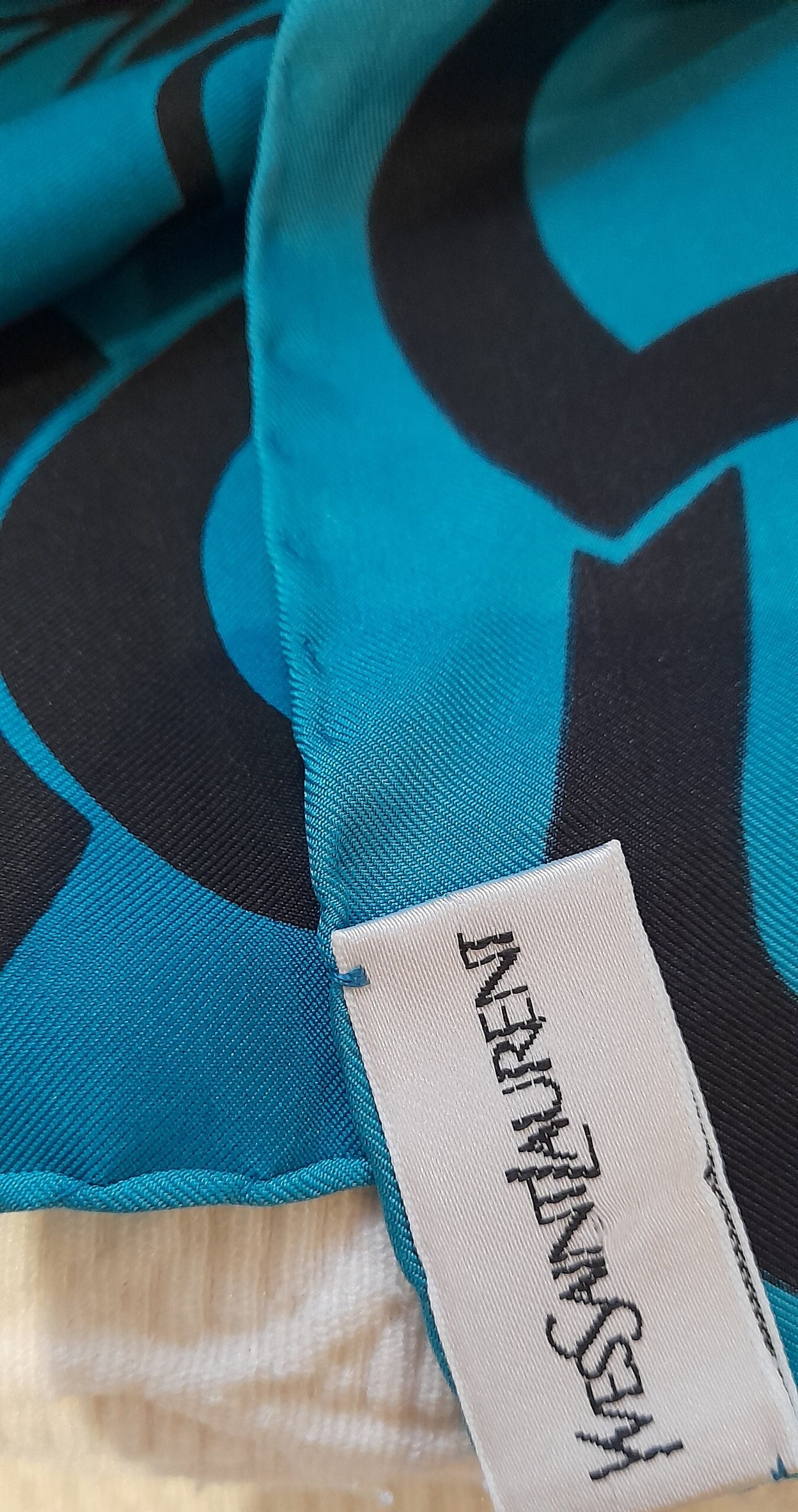 YSL Silk Scarf Vintage - Etsy
