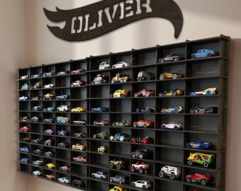 Hot Wheels Toy Car Garage, Custom Matchbox Car Storage, 1:64 Car Shelf ...