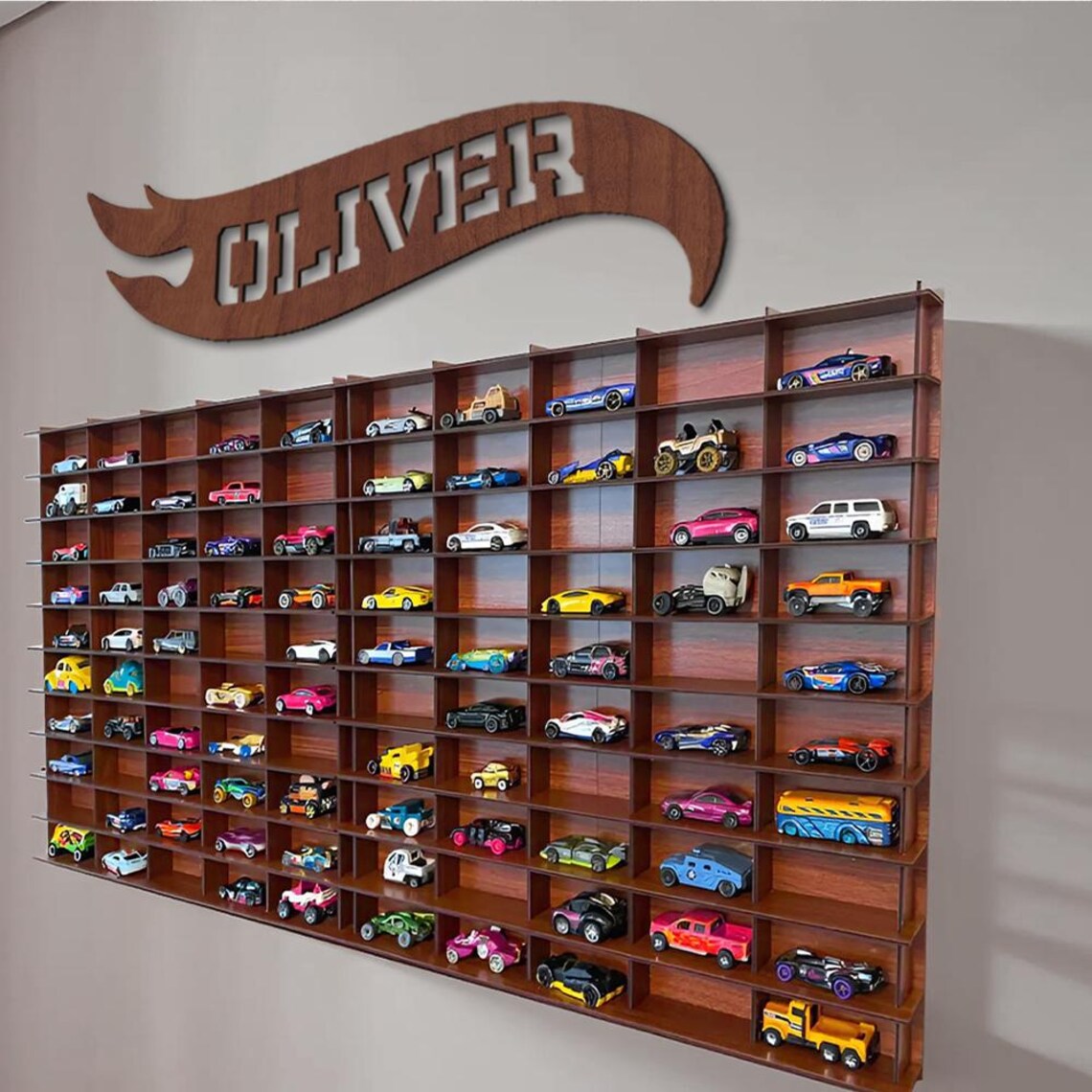 Hot Wheels Toy Car Garage, Custom Matchbox Car Storage, 1:64 Car Shelf ...