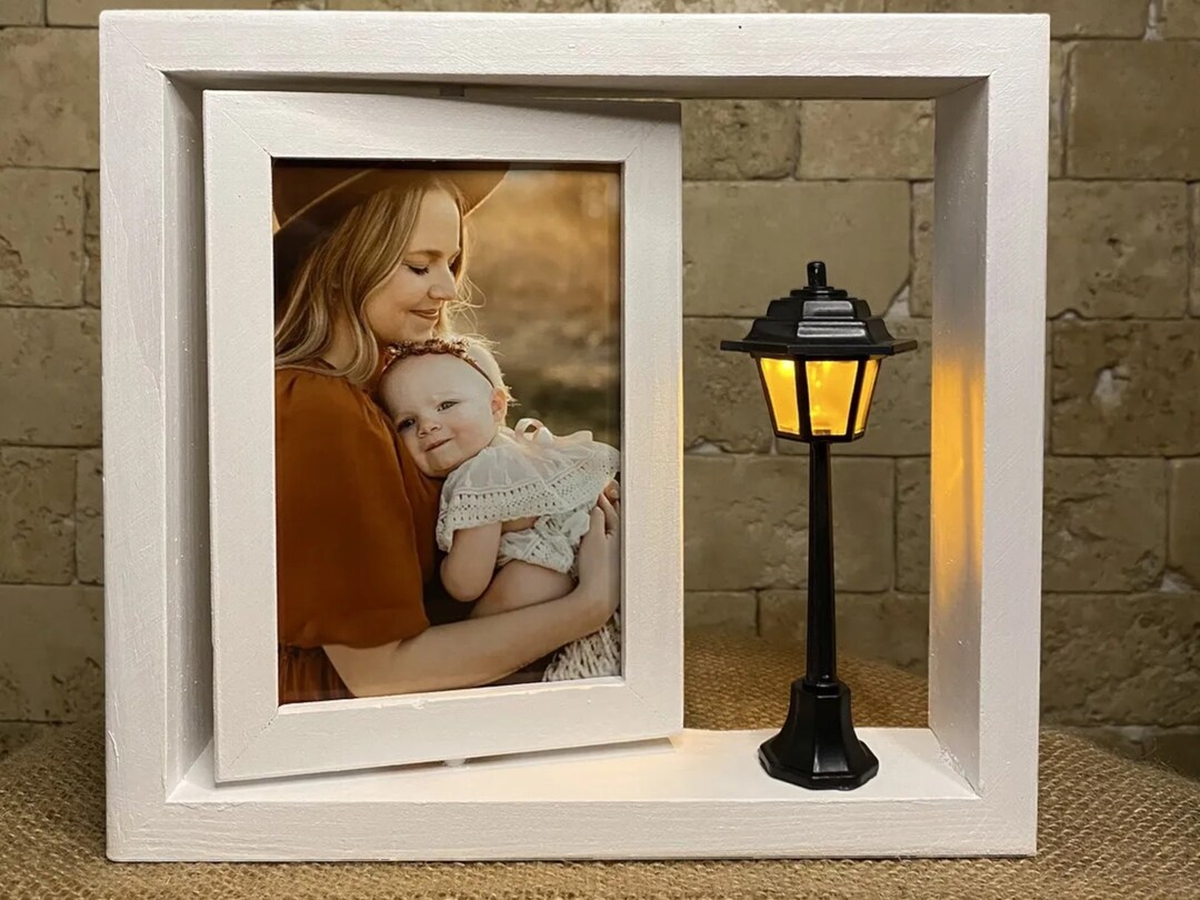 Handmade Wooden Rotating Frame Street Lamp - Etsy