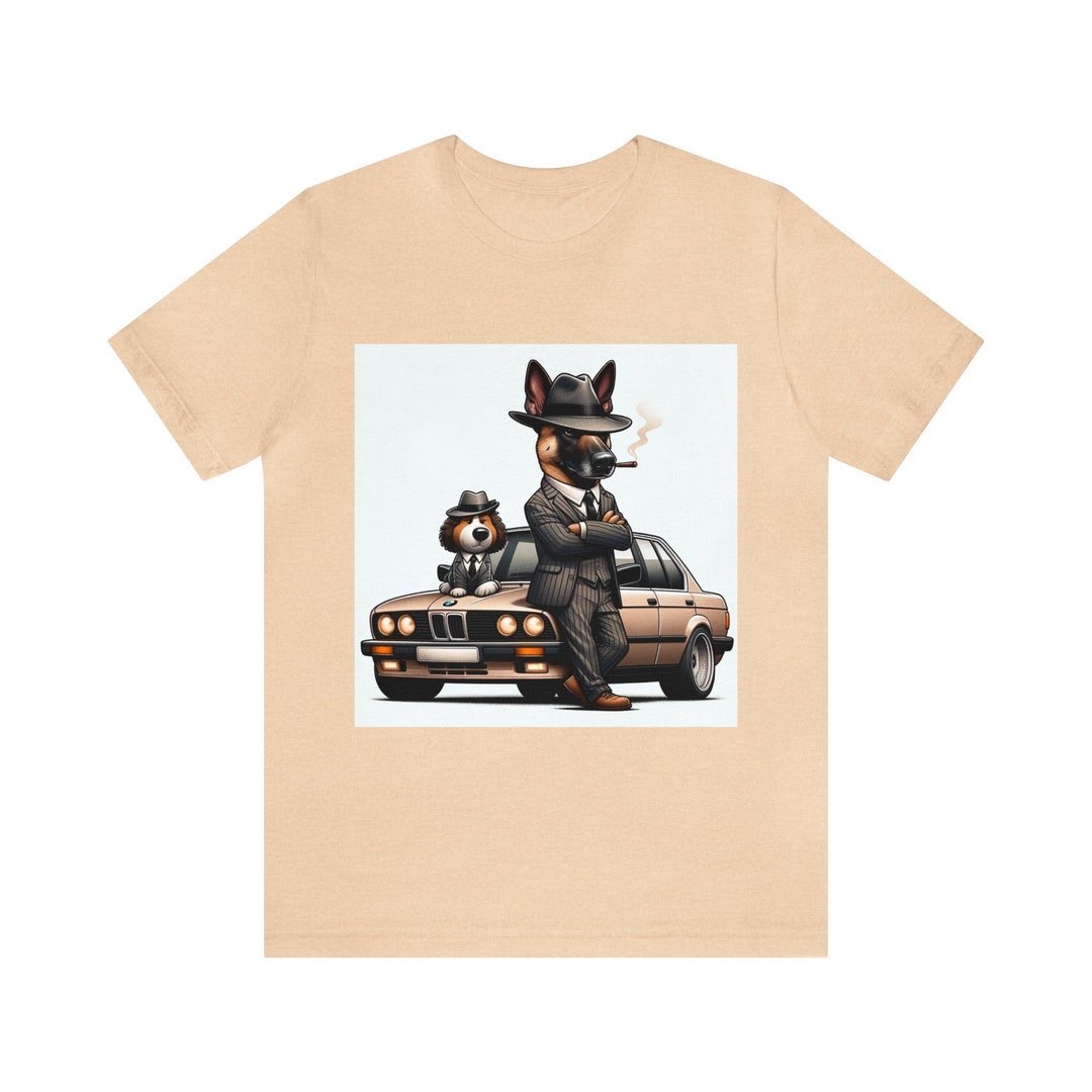 Mafia Mutt: the Don of Downtown, Unisex Jersey Short Sleeve Tee - Etsy