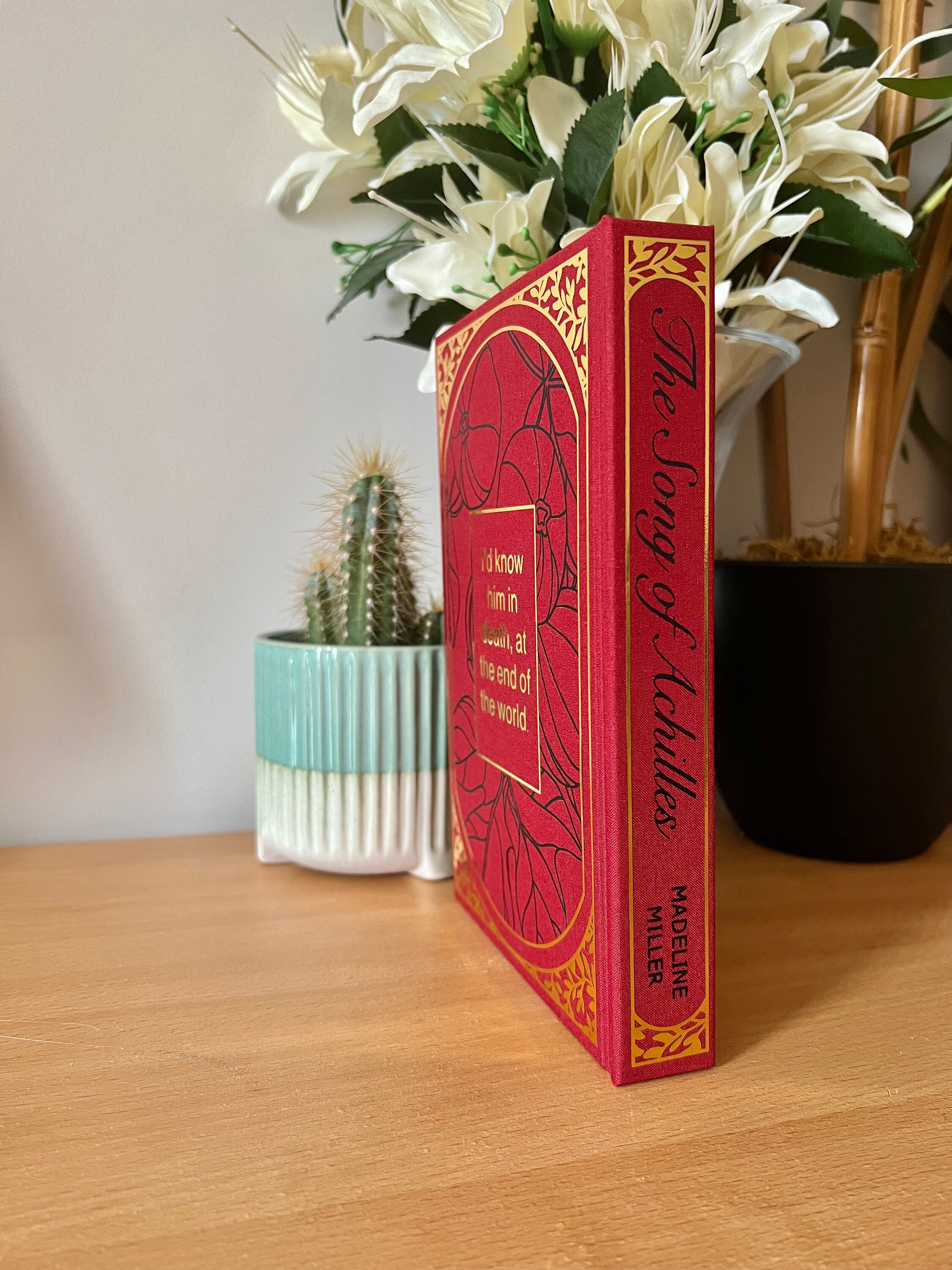 The Song of Achilles Custom Rebound Book, TSOA, Madeline Miller, Rebind ...