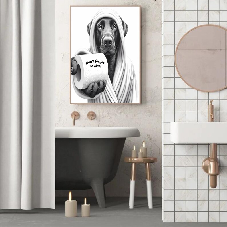 Funny Bathroom Wall Art Funky Bathroom Art Funny Printable Bathroom ...