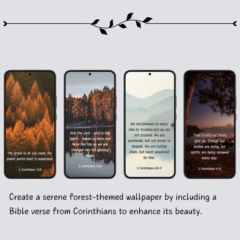 12 Biblical Wallpapers From Corinthians, Digital Mobile Backgrounds - Etsy