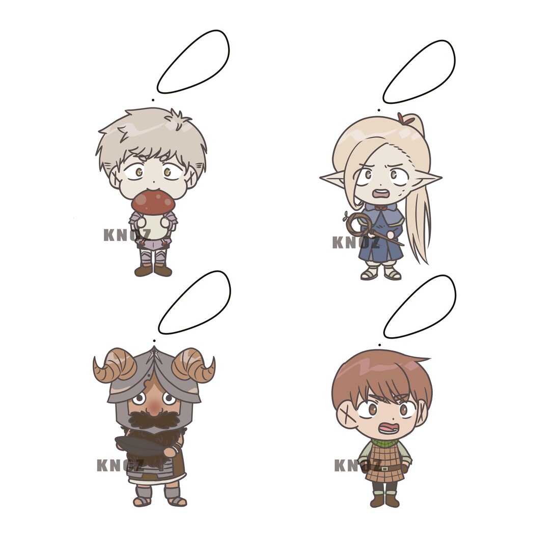 DUNGEON MESHI Keychain PREORDER Final Call (delicious in Dungeon ...