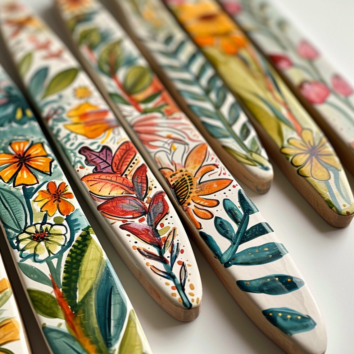 Artisanal Hand Painted Ceramic Plant Signs - Etsy