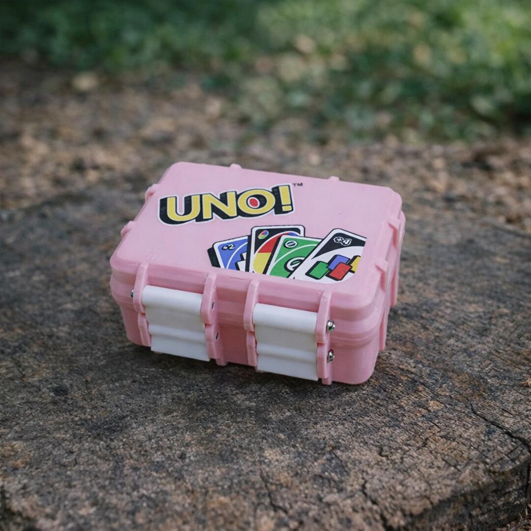 3D Printing Uno Card Deck Storage Box |flip-top Card Storage Box |card ...