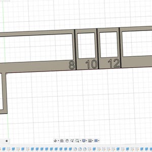 DBM Range Finder Tabletop Ruler for Gaming DBMM / DBR Ruler Template 4 ...