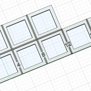 DBM Range Finder Tabletop Ruler for Gaming DBMM / DBR Ruler Template 4 ...