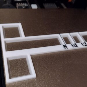 DBM Range Finder Tabletop Ruler for Gaming DBMM / DBR Ruler Template 4 ...