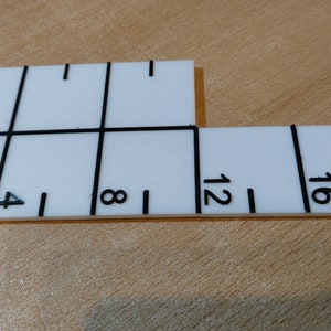 DBM Range Finder Tabletop Ruler for Gaming DBMM / DBR Ruler Template 4 Cm - Etsy