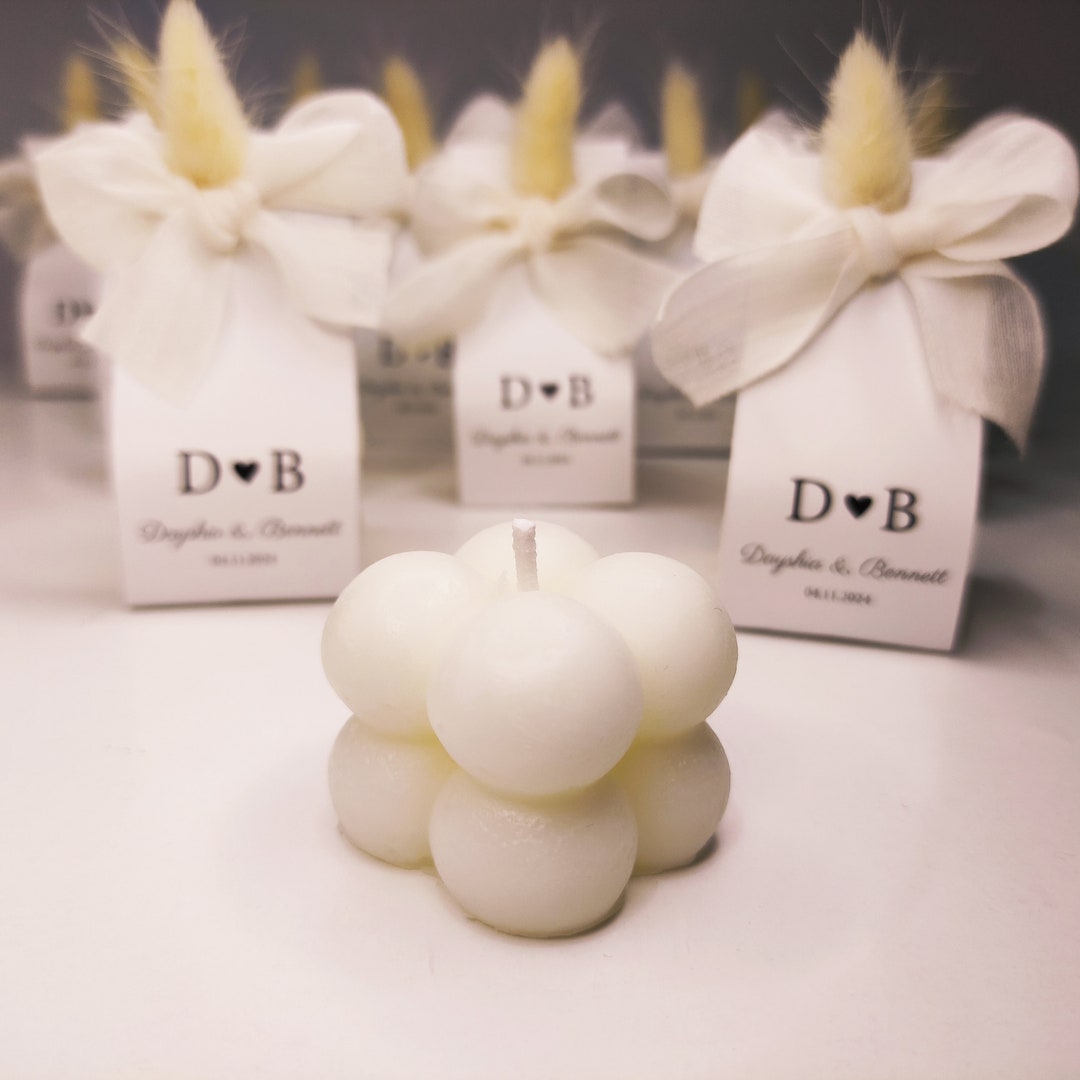 Bridal Shower Favors Bubble Candles, Bridesmaid Gift Bubble Candles ...
