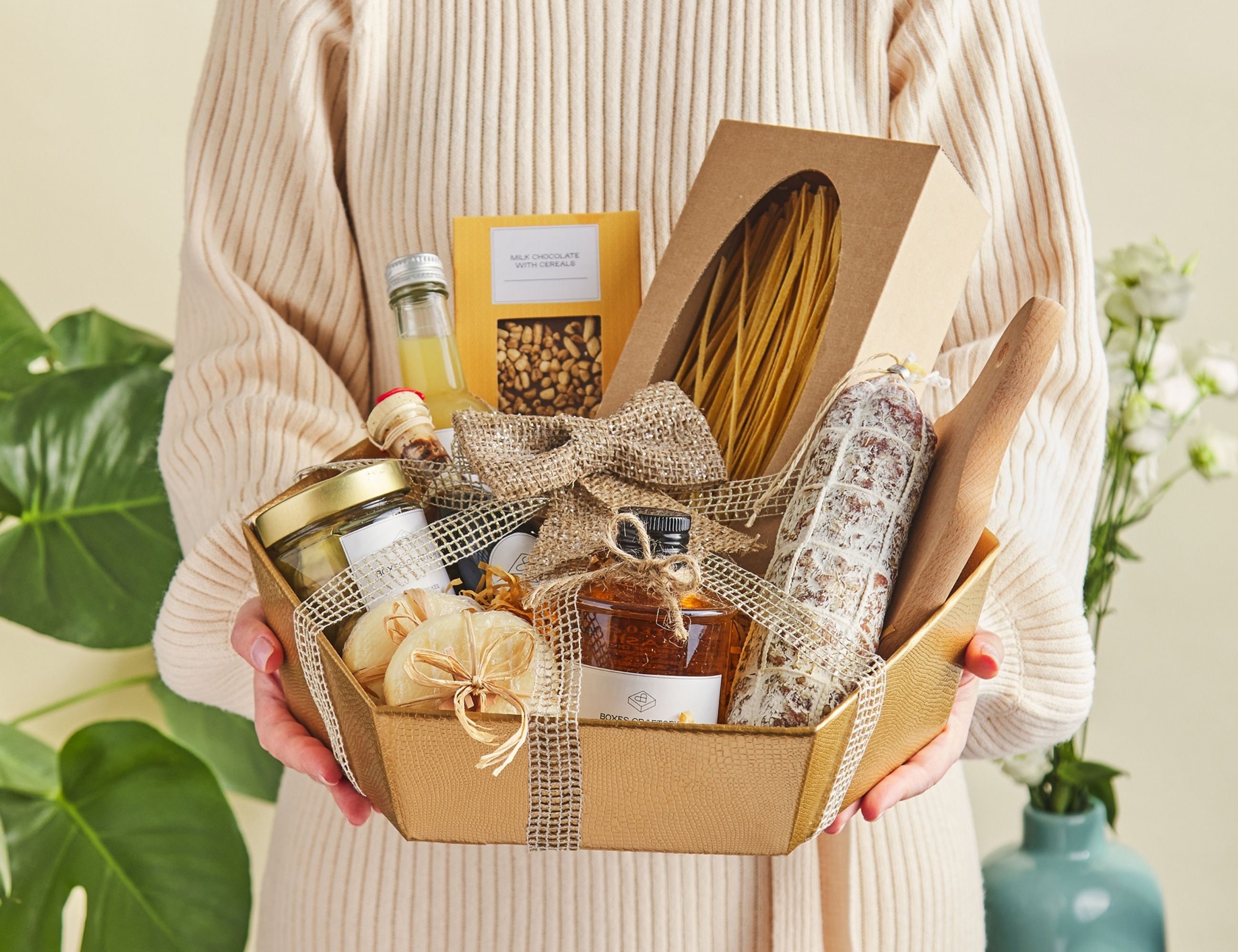 Pack of 5 Sturdy Empty Gift Baskets Made in Italy Gift Baskets to Fill ...