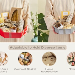 Pack of 5 Sturdy Empty Gift Baskets Made in Italy - Gift Baskets to ...