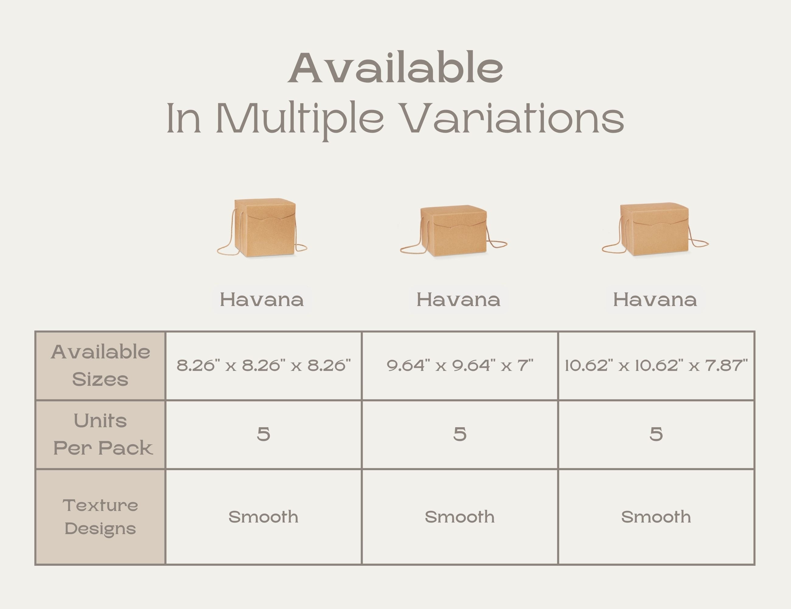 Pack of 10 Gift Boxes With Lids & String Handles - Ideal for Bakery ...