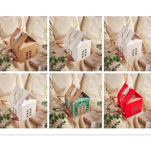 Pack of 5 House Shaped Gift Boxes (7.87 X 7.87 X 7.08 Inch) - Mansion ...