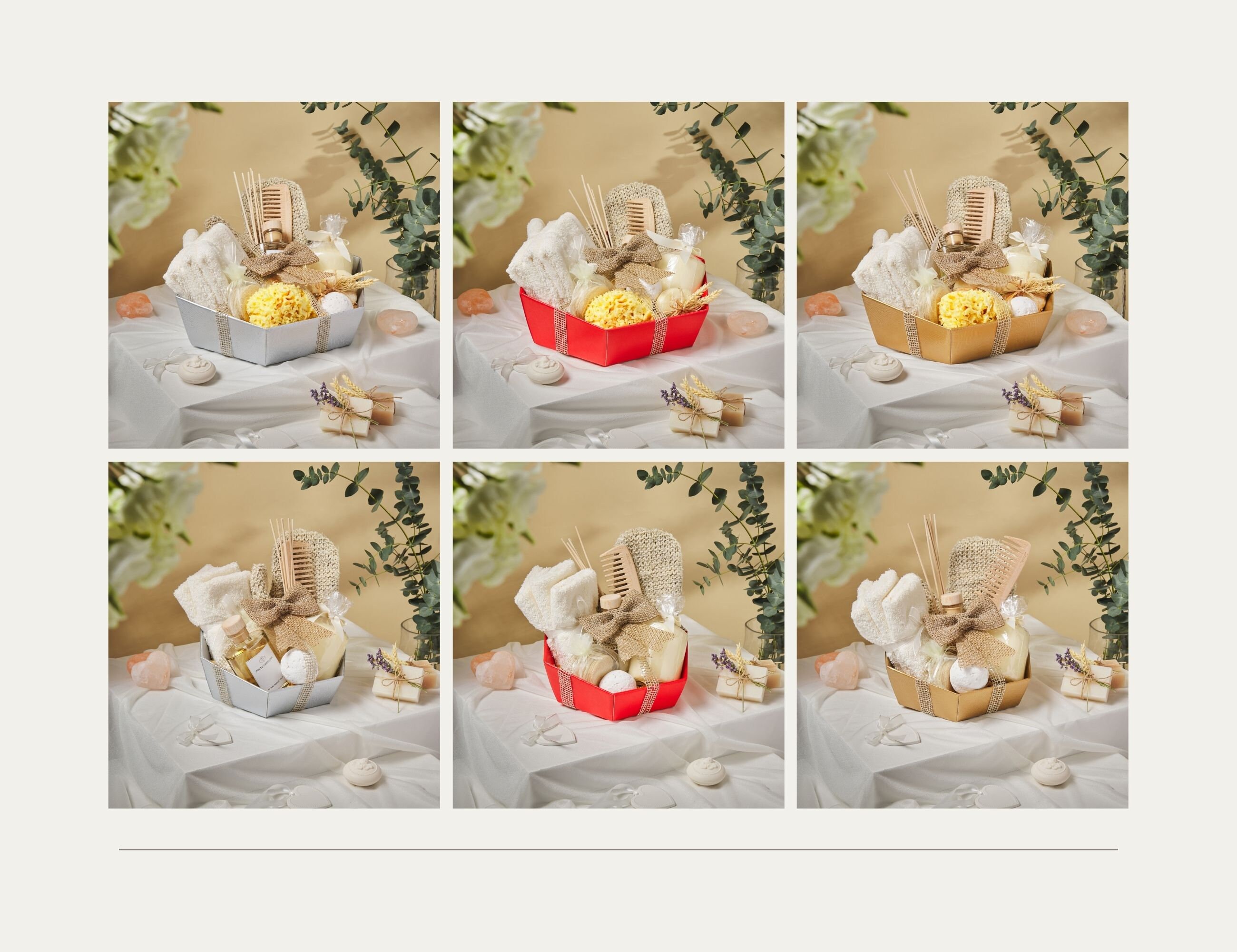 Pack of 5 Sturdy Empty Gift Baskets Made in Italy Gift Baskets to Fill ...