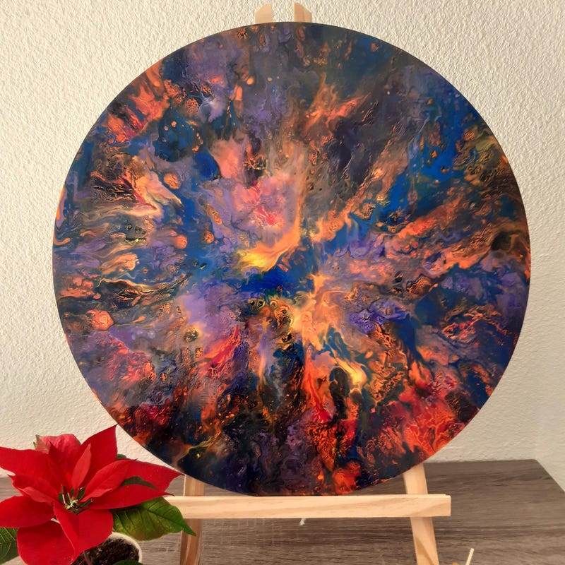Round Canvas Art - Etsy Australia