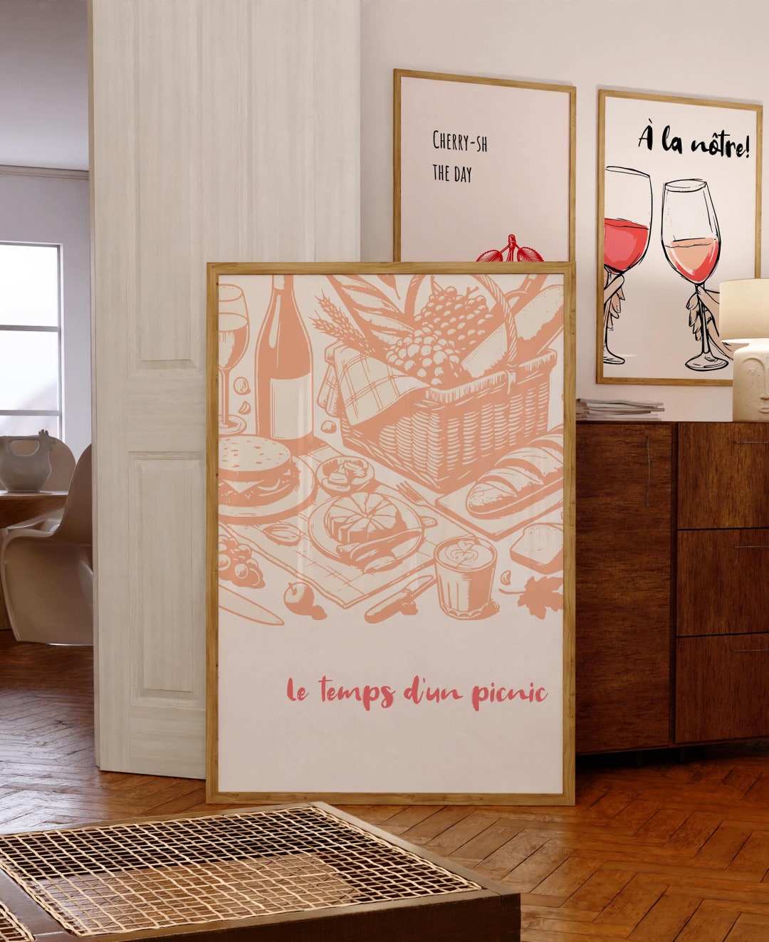 French Food Printable: Picnic Poster, French Quote, Foodie Gift, French ...