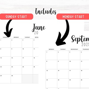 2025 Journal Calendar Template, Printable Planner, Monthly Planner - Etsy