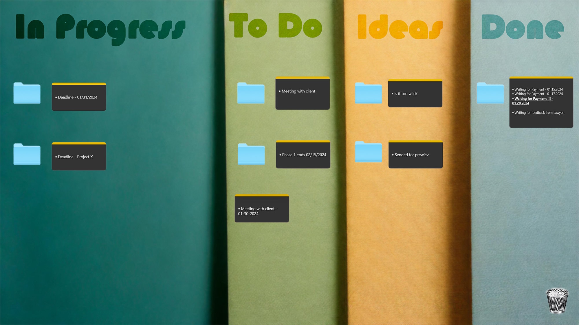 Color Chart Desktop Organizer Wallpaper - Etsy