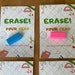 Unique Back to School Gifts for Kids, Students | Erase Your Fear Card ...