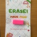 Unique Back to School Gifts for Kids, Students | Erase Your Fear Card ...
