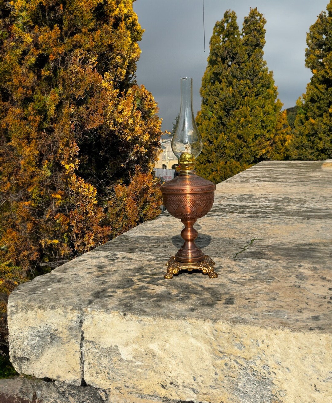 Copper Gas Lamp , Adding a Romantic Touch to Your Space with Nostalgic ...