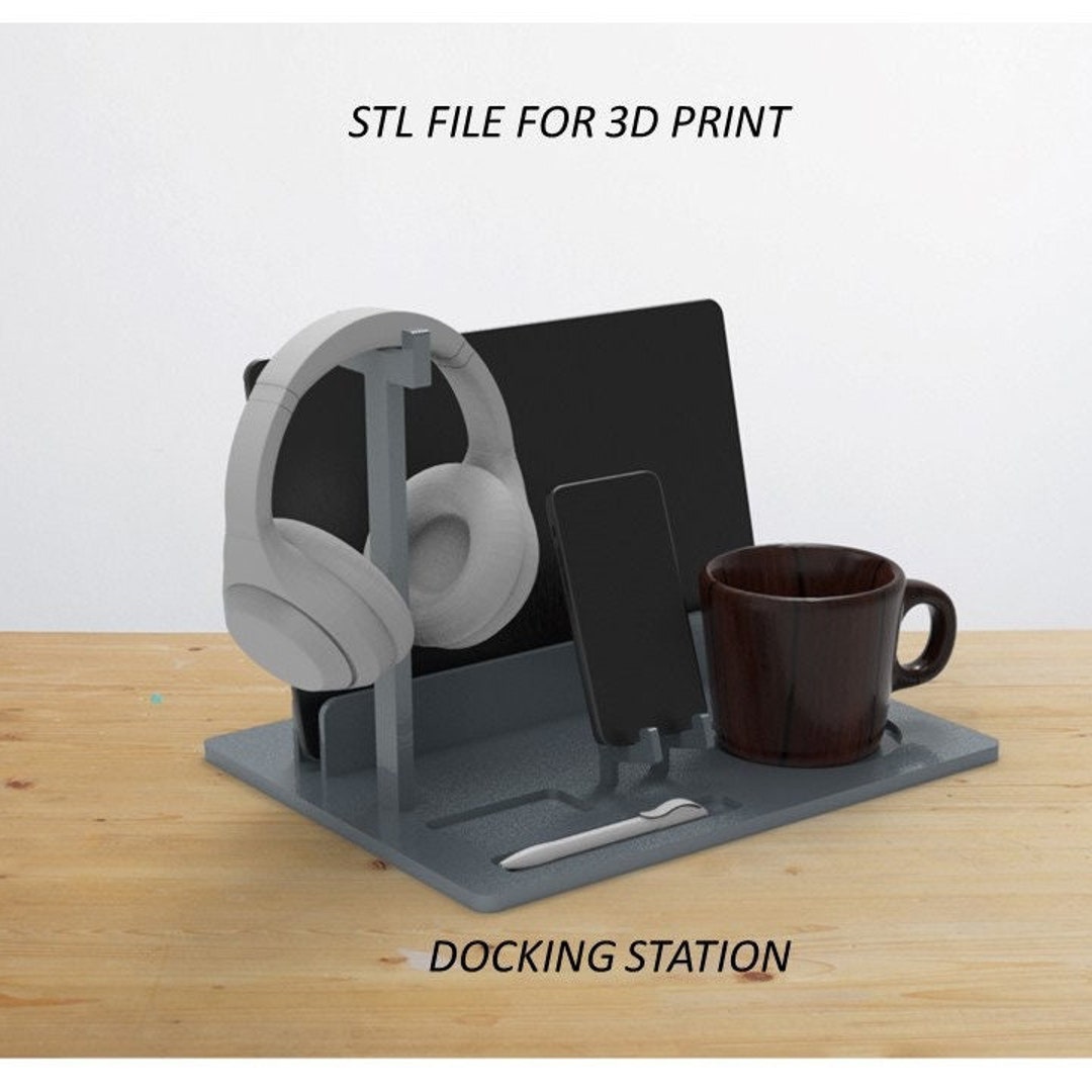 Docking Station, 3D Print, Headphone Stand, Phone Stand, Tablet Stand ...