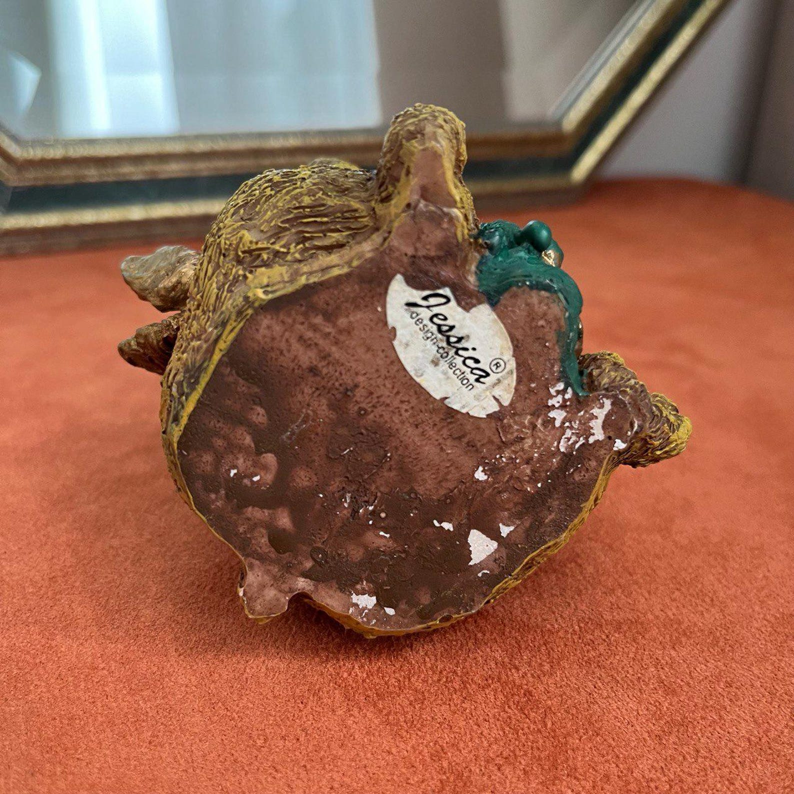 Vintage Bear Figurine, Brown Bear Toy, Bear With Clothes, Child's Room ...