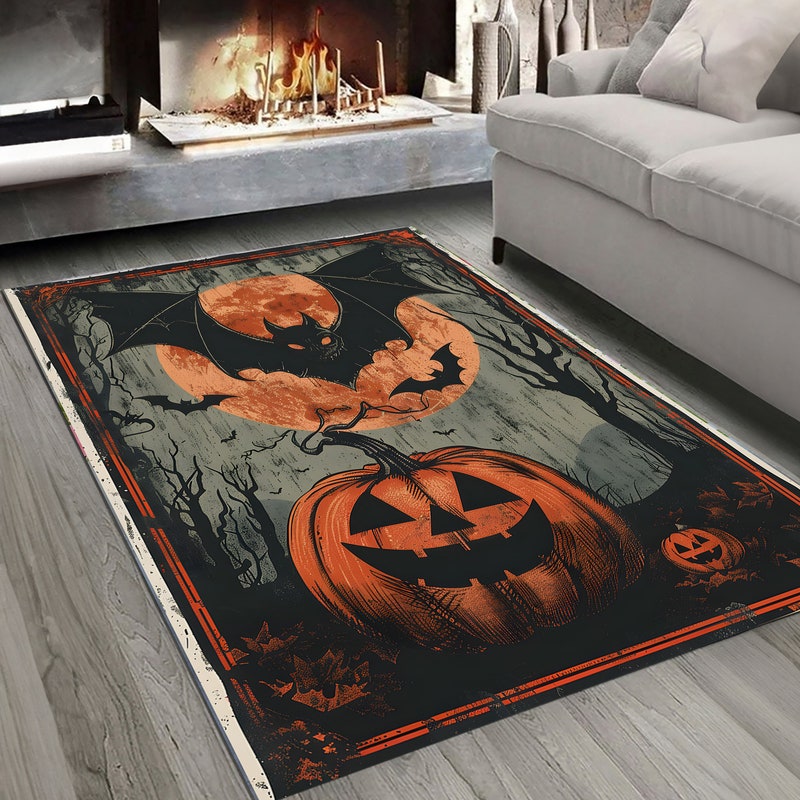 Halloween Rug - Etsy
