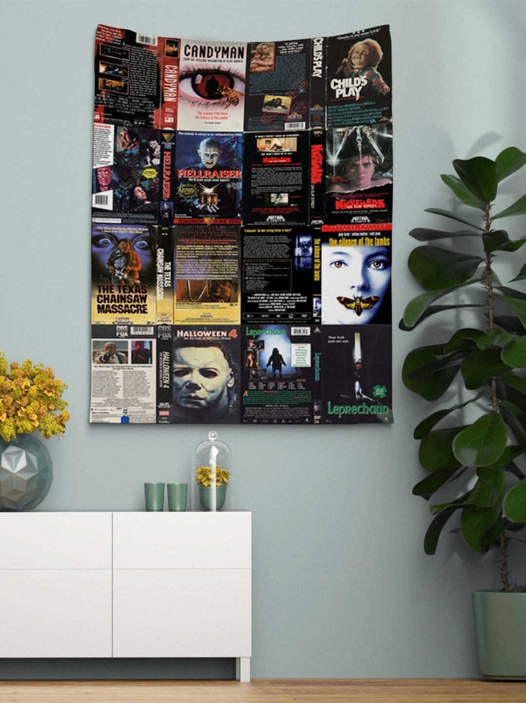 VHS Tapestry,vhs Design,vhs Case Design,tapestry,horror Design Tapestry ...