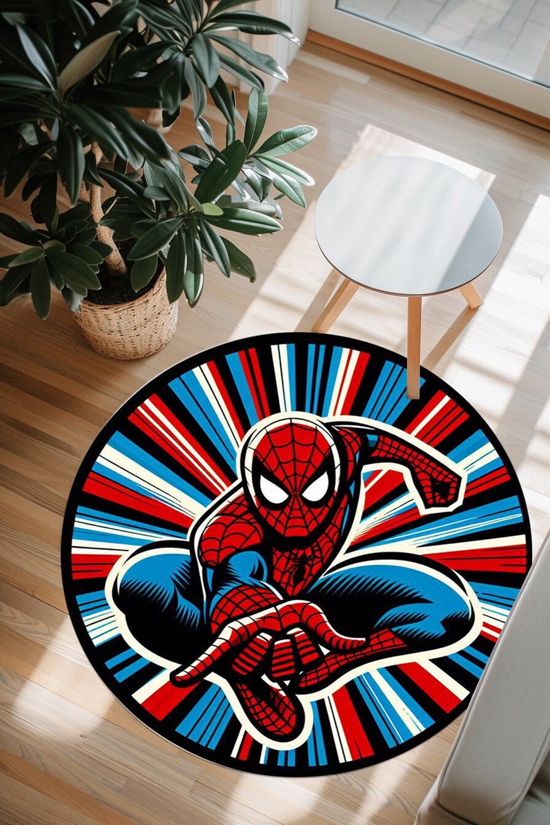 Spiderman, Spiderman Rug, Spider Man Rug, Area Rug, Kids Room Rug ...
