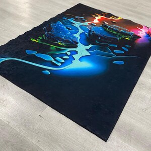 Neon Design, Homedecor, Modern Rug, Unique Design, Contemporary Rug ...