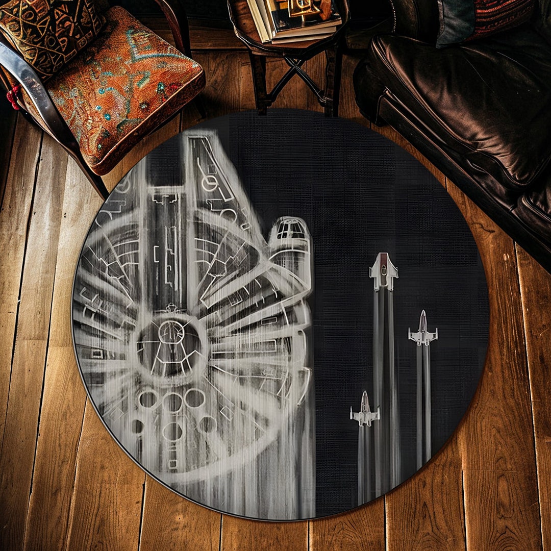 Star Wars Rugs,starwars ,starwars Patterned Rug,star Wars Round Rug ...