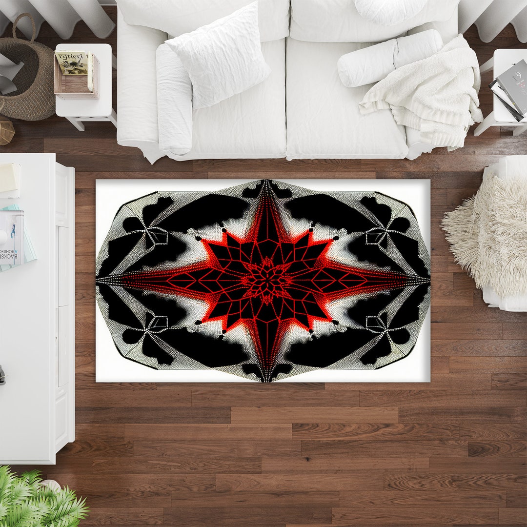 Red Umbrella Rug, Horror Movie Rug, Resident Rug, Apocalypse Rug, Movie ...