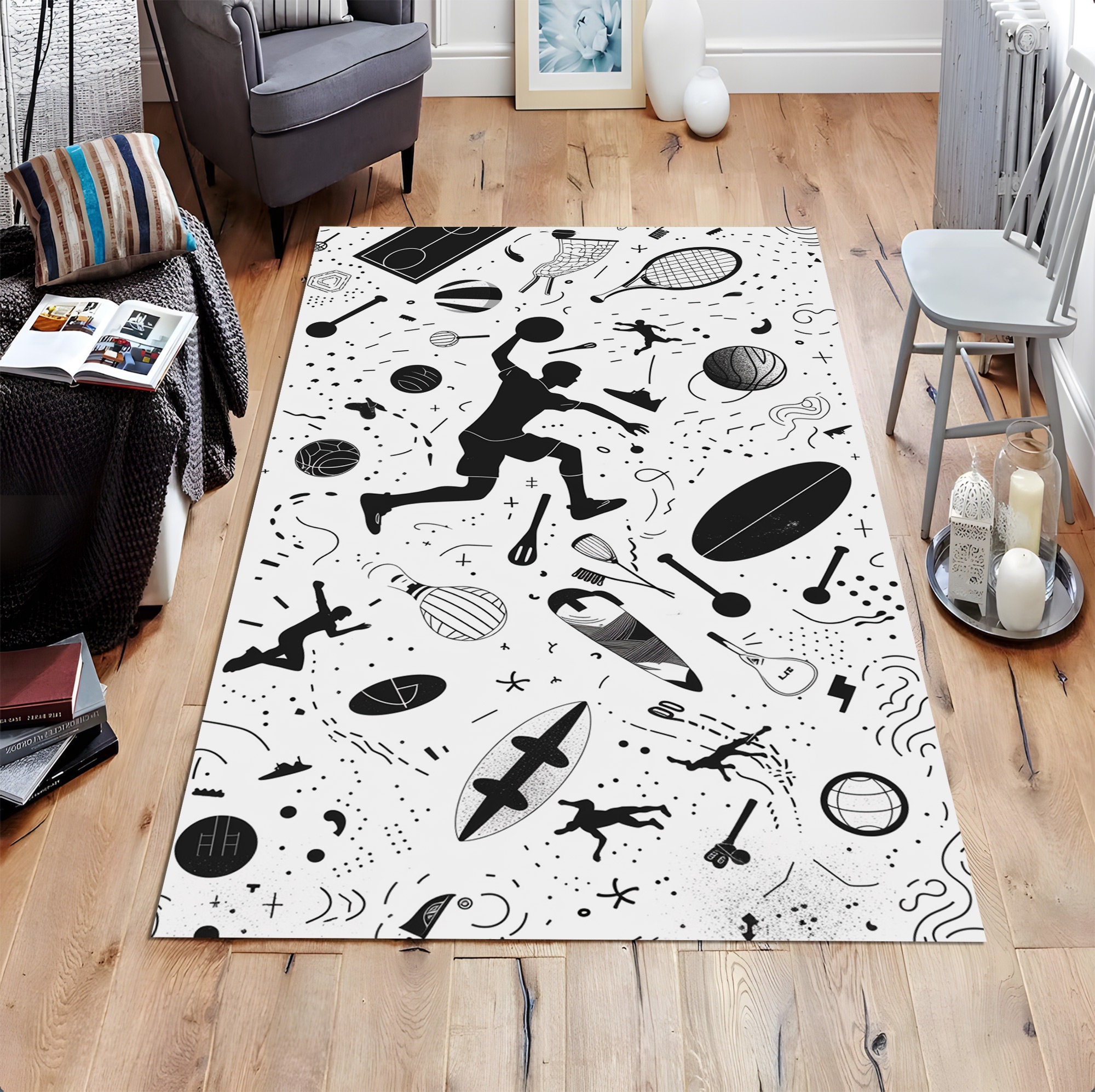 Sports rug store