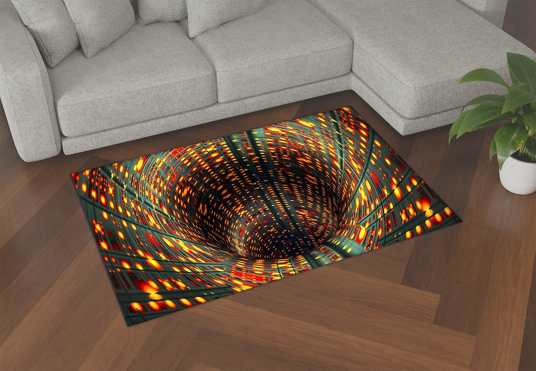 3D Rug,3d Design,deep Hole Rug,3d Illusion Rug,illusion Rug,optical ...