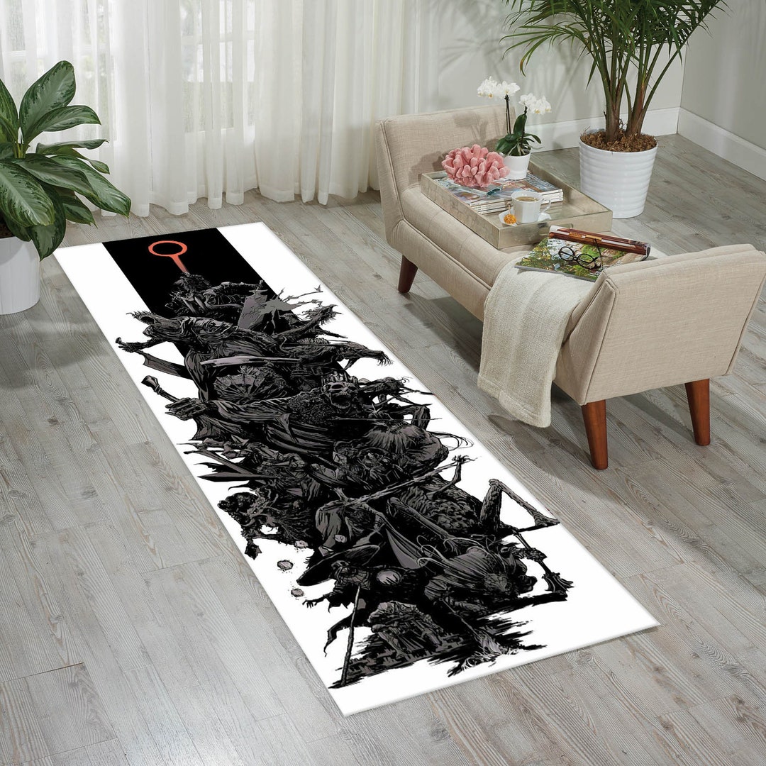 Dark Soul Rug, Dark Soul Runner, Gaming Runner, Skeleton Theme Rug ...