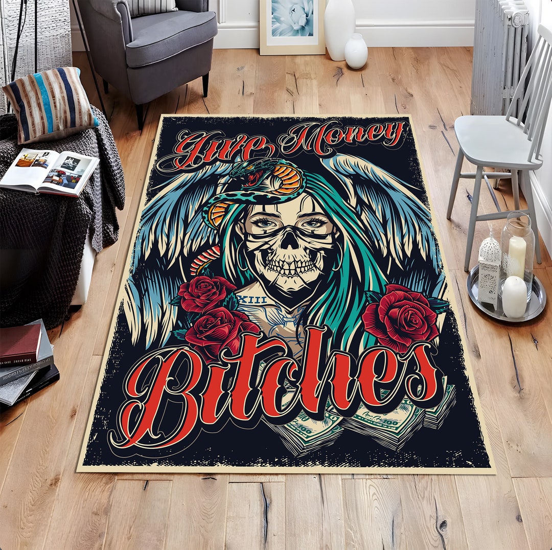 Give Money Design Rug, Money Rug, Prosperity Rug, Wealth Rug, Home ...