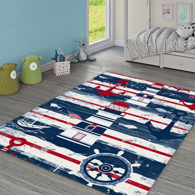 Nautical Rug - Etsy