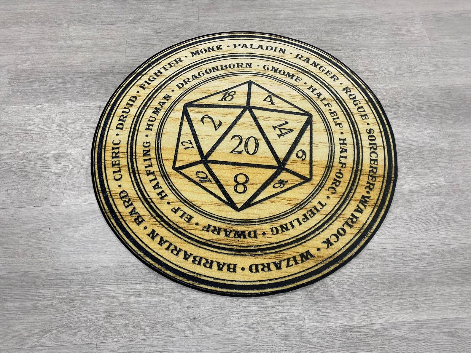 Dungeons Dragons Rug,dragon Round Rug,dnd Theme Rug,dnd Map Rug,round ...